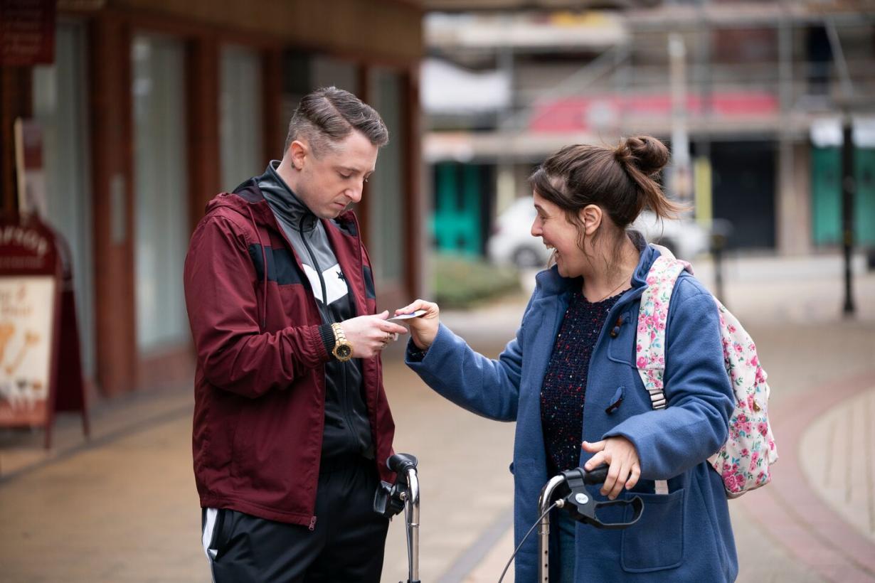 First look images released for new Channel 4 comedy Pushers starring Rosie Jones | Channel 4